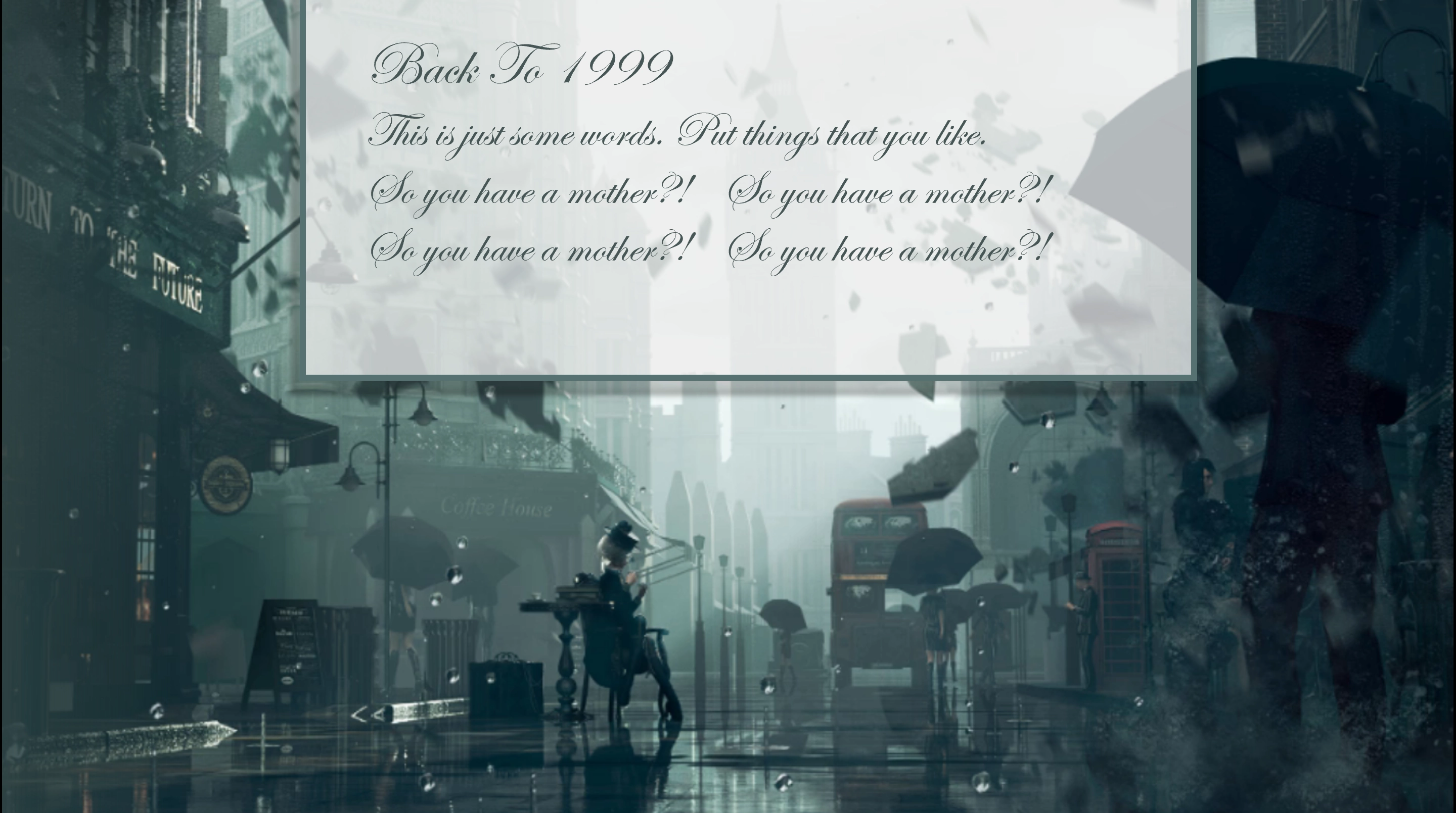 重返未来1999系列风格PPT - PPT世界