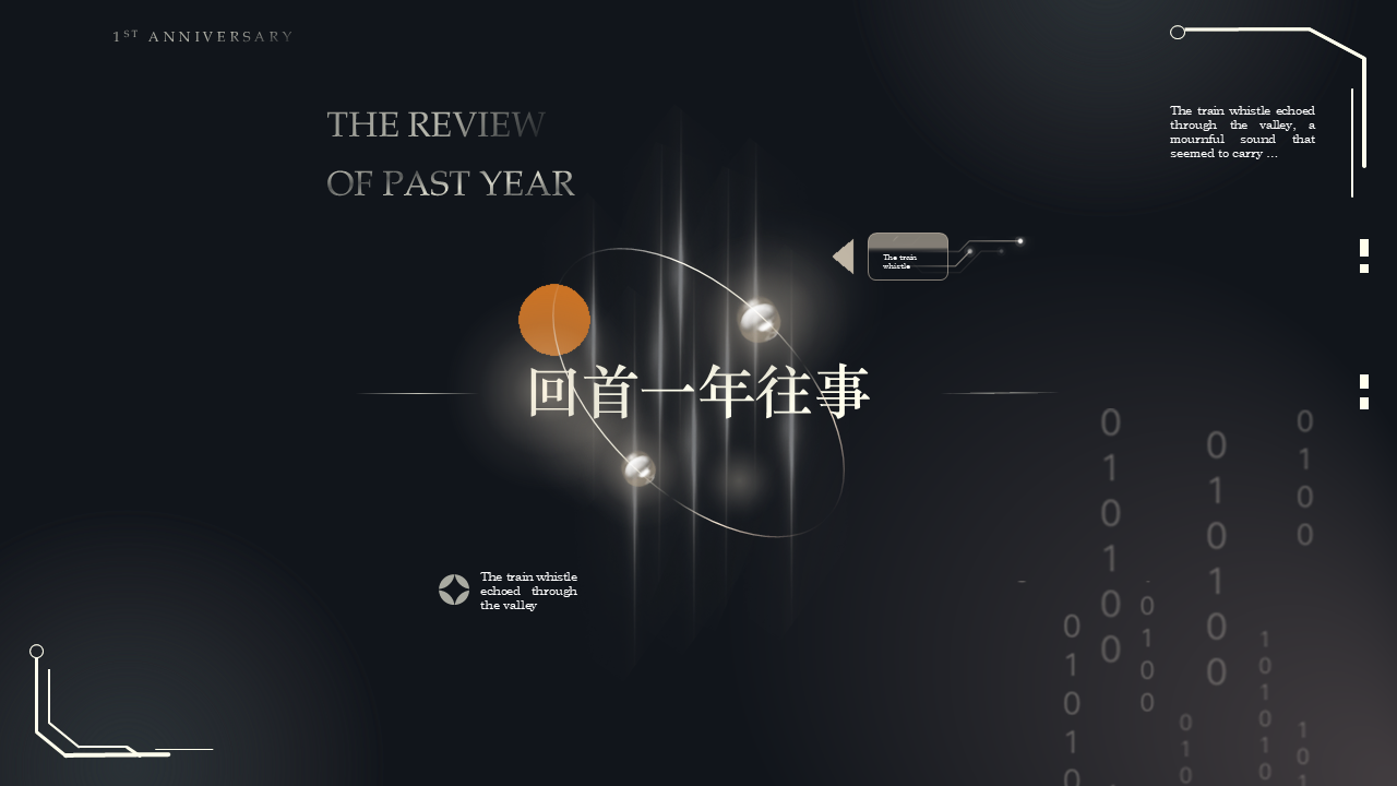 重返未来1999 1.9 孤独之歌 风格PPT - PPT世界