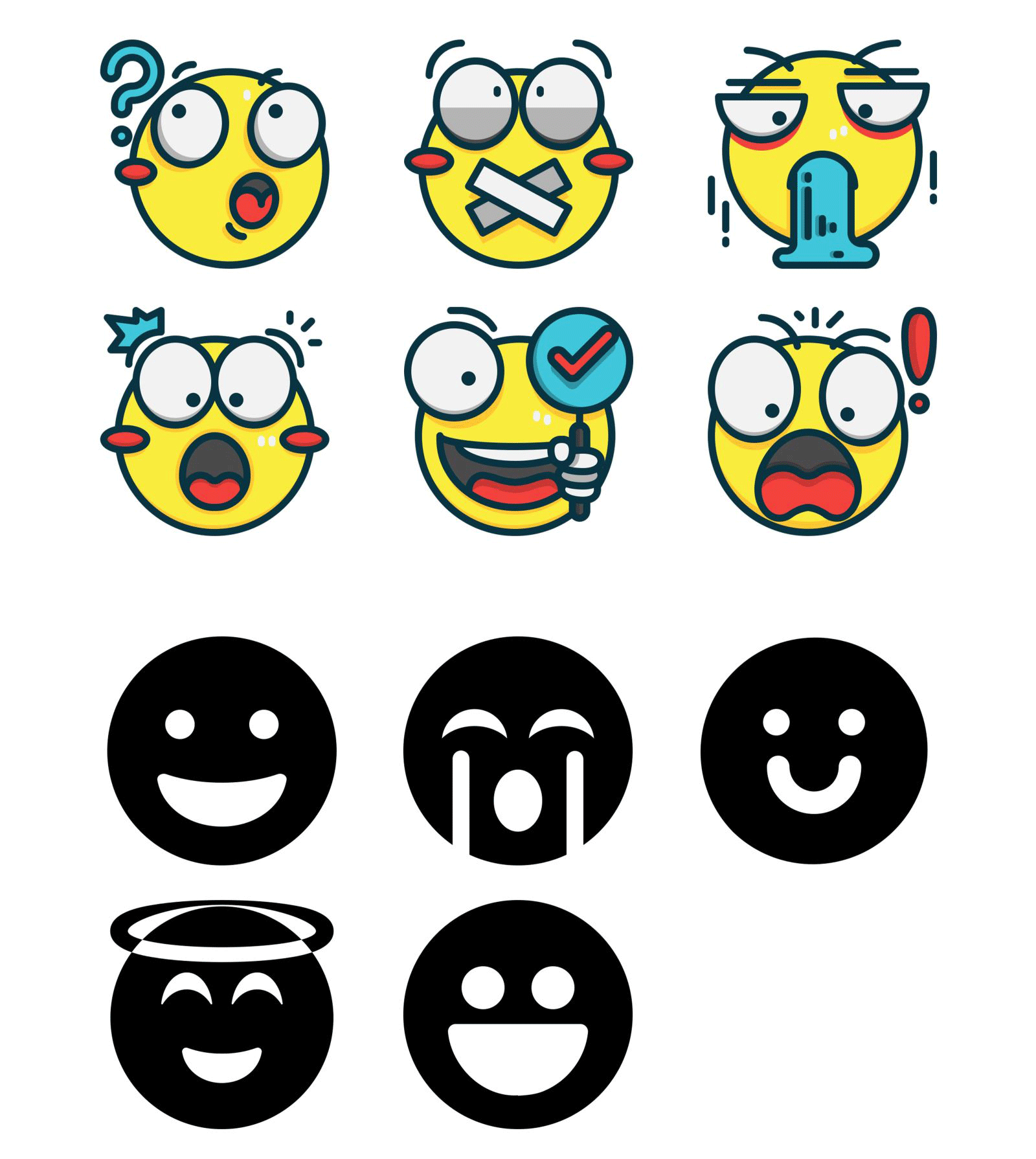 100+emoji表情包图片集锦 - PPT世界